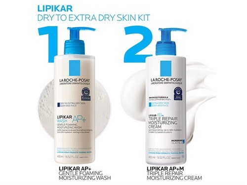 La Roche-Posay Lipikar Wash AP+ and Lipikar AP+M Triple Repair ...