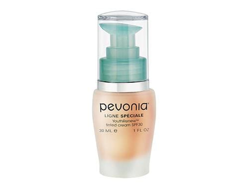 Try Pevonia YouthRenew Tinted Cream SPF 30.