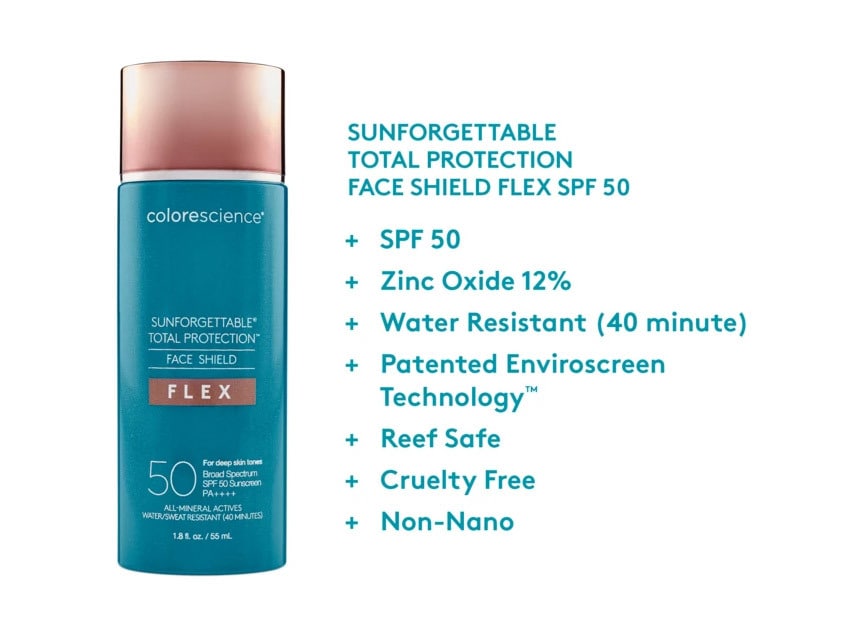Colorescience Sunforgettable® Total Protection™ Face Shield Flex SPF 50 ...