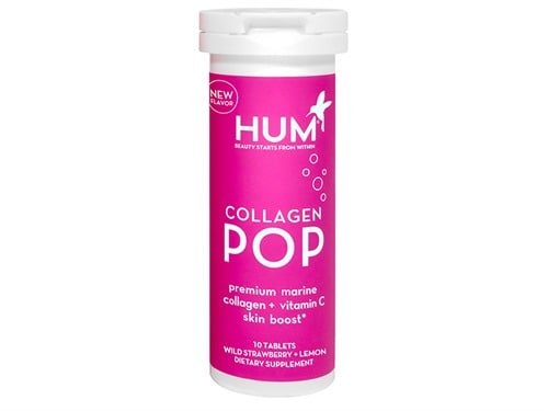 HUM Nutrition Collagen Pop + Vitamin C Dissolvable Tablets | LovelySkin