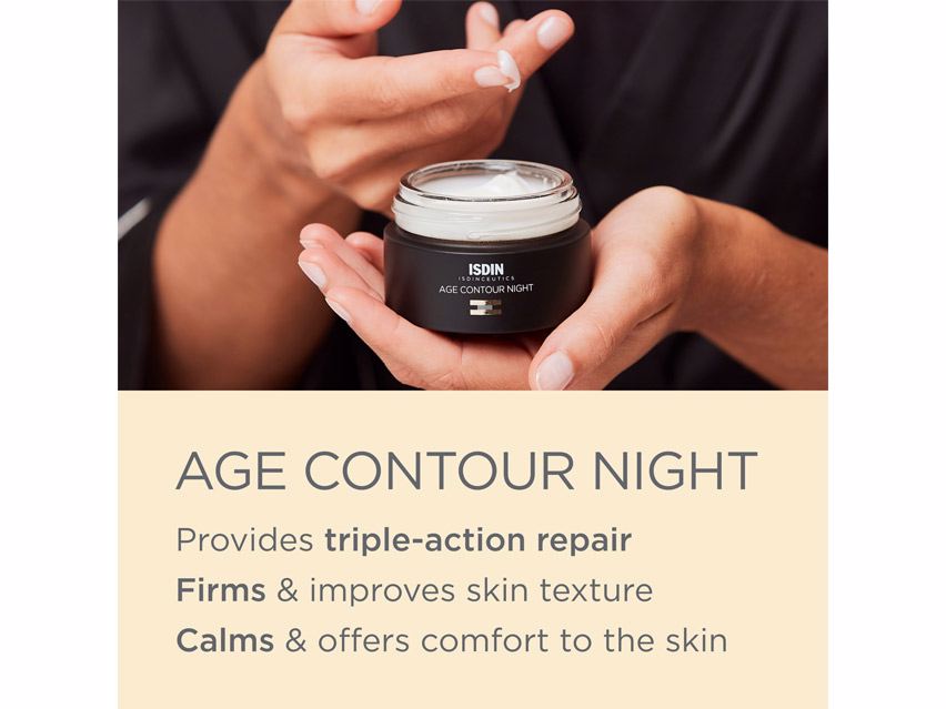 ISDIN Isdinceutics Age Contour Night Face Moisturizer with Melatonin ...