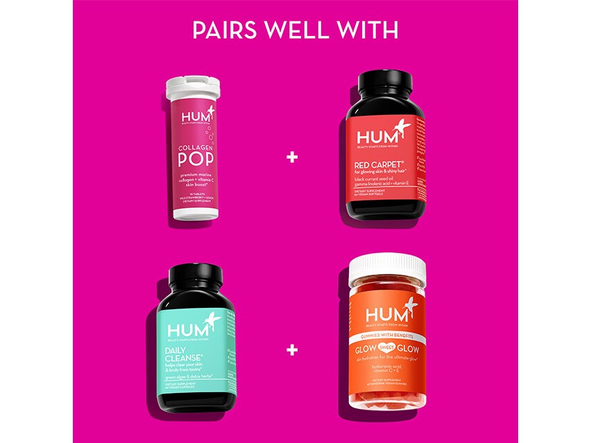 HUM Nutrition Collagen Pop + Vitamin C Dissolvable Tablets | LovelySkin