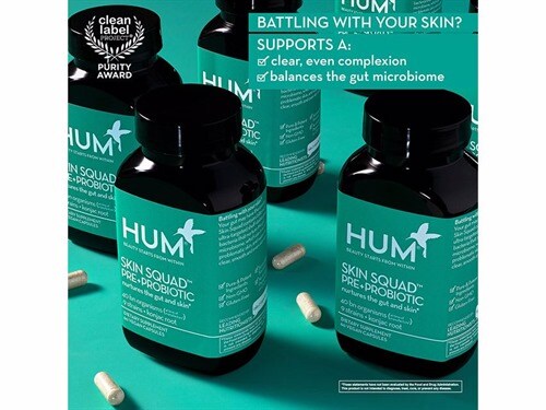HUM Nutrition Skin Squad Pre+Probiotic Dietary Supplement | LovelySkin