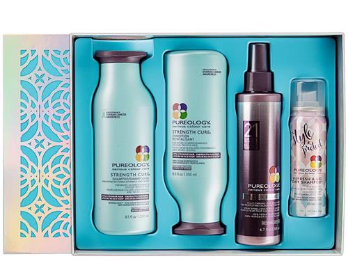 Pureology Strength Cure Holiday Gift Set 2018 | LovelySkin