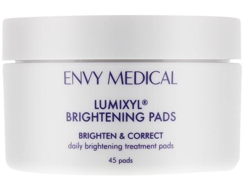 Brighten the complexion with Envy Medical Lumixyl Brightening Pads.