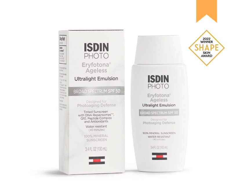 ISDIN Eryfotona Ageless Ultralight Tinted Mineral SPF 50 Sunscreen ...