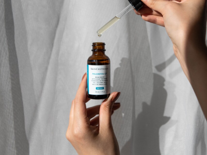 SkinCeuticals Phloretin CF Antioxidant Vitamin C Discoloration Serum ...